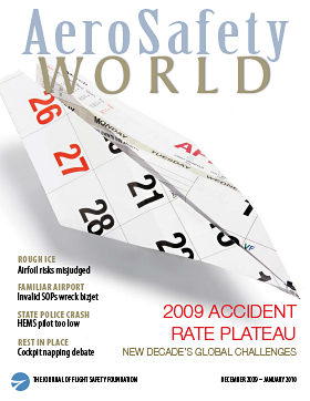 AeroSafety World December 2009–January 2010 - Flight Safety Foundation